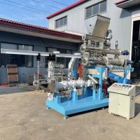 China Stainless Steel Dry Type Fish Feed Extruder 50-2000kg/h 5.5-160KW for sale