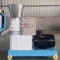 China Automatic Lubrication System Pellet Mill Machine 4KW 380V 50HZ Custom Voltage for sale