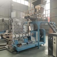 China Single Twin Screw Tilapia Feed Extruder Machine 90kw Floating Fish Feed Production Line CE for sale