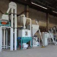 China Straw Feed Pellet Production Line 1-20mm Pellet Size 1-20T/H Capacity for sale