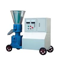 China Small Flat Die Feed Pellet Mill 4KW 380V 90-120kg/h Animal Feed Making Machine for sale