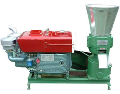 China Diesel Pet Food Pellet Machine 300-400 kg/h 22HP Feed Pellet Mill for Animal Feed for sale