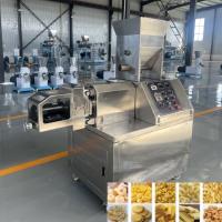 China Screw Food Extruder Machine 40-2000kg/h Electric Heating Corn Stick Puffing for sale