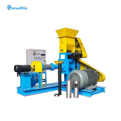 China Tilapia Floating Fish Feed Production Line 90 Kw Main Power 1tph Capacity for sale