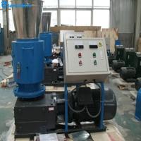 China Animal Feed Pellet Production Line 0.5-1T/H Flat Ring Die Pellet Mill 380V 50Hz 3Phase for sale