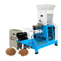 China 500kg/h Floating Fish Feed Extrusion Line Pet Dog Food Shrimp Feed Pellet Making Machine 37kw for sale
