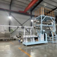 China CE Certified Wet Twin-Screw Fish Feed Extruder 400-500kg/h Pet Food Production Line for sale