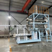 China CE Certified Twin Screw Fish Feed Extruder 400-3000kg/h Floating Feed Production Line for sale