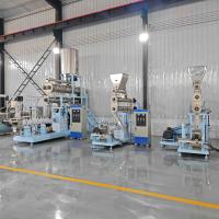 China Wet Twin Screw Feed Extruder 400-3000 kg/h Low Temperature 85-95C for Animal Feed Nutrition Preservation for sale