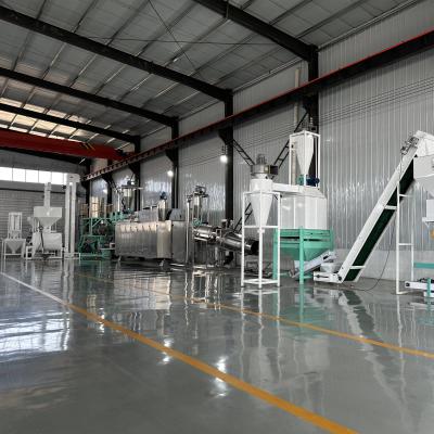 China Twin-Screw Feed Extruder 400-3000kg/h High Efficiency Energy Saving for Fish Feed Production for sale