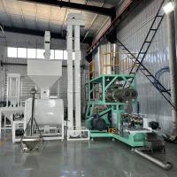China Fish Feed Pet Food Extrusion Line 500kg/h-10t/h Single Twin Screw Stainless Steel for sale