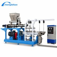 China Single Twin Screw Fish Feed Extrusion Line 500kg/h-10t/h Pet Food Production for sale