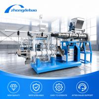 China Fish Feed Pet Food Extruder Production Line 500kg/h 10t/h Single Twin Screw for sale