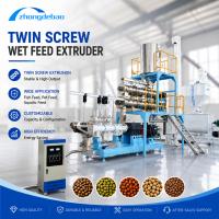 China Customized Floating Fish Feed Production Line 5.5-160kw for Aquaculture Feed Briquette for sale