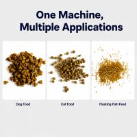 China Commercial Floating Fish Feed Pellet Machine DGP100 Extruder For Shrimp Feed Production With High Output Design for sale