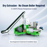 China Commercial Floating Fish Feed Pellet Machine DGP100 Extruder For Shrimp Feed Production With High Output Design for sale