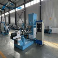 China Fish Feed Extruder Machine DGP100 Floating And Sinking Pellet Maker For Aquaculture Feed Mill With Heavy Duty Frame for sale