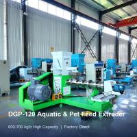 China Aquaculture Feed Extrusion Line DGP120 Shrimp Fish Pellet Machine For Commercial Feed Factory With Stable Output for sale