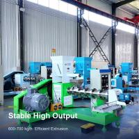 China Shrimp Feed Pellet Extruder Machine For Aquaculture Floating Feed Production With Easy Operation Design for sale
