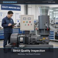 China Flat Die Wood Pellet Machine For Grass Alfalfa And Straw Biomass Pellet Production With High Compression Ratio Die for sale