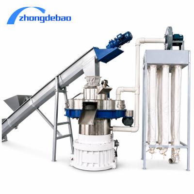 China 1-10T/H Wood Waste Sawdust Pellet Production Line Large Scale Biomass Fuel Making Plant for sale