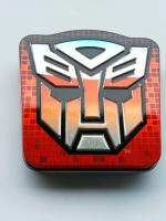China Transformer Shield Tin Candy Containers Size : 82*82*15mm For Small Sweet Food Packaging for sale