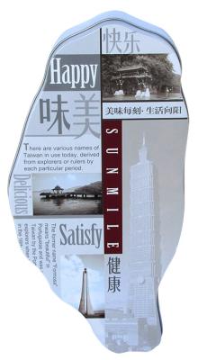 China Taiwan Mape Shaped Cookie Tin Container , Tin Box For Cookie Packaging for sale
