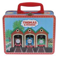 China Thomas / Friend Metal Lunch Tin Container , Can And Box With Handle for sale