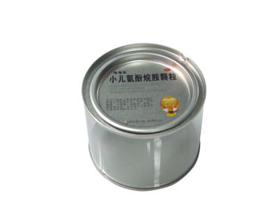 China Recyclable Food Grade Tin Containers Boxes With PET Window On The Body for sale