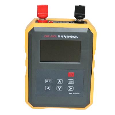 China Handheld Loop Contact Resistance Tester 200A CE Certified High Accuracy 0.1uΩ for sale