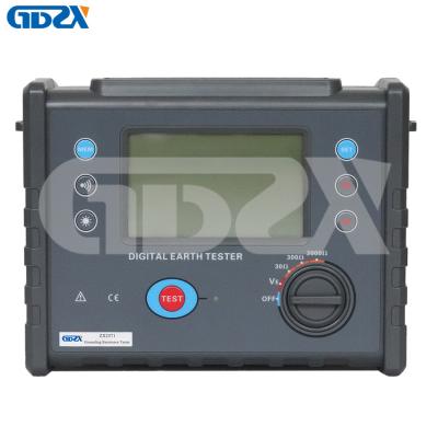 China ZX2571 Grounding Resistance Tester 0.01-3000 Ohm DC 6V Battery Powered for sale