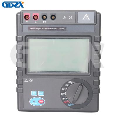 China ZX2671 Digital Insulation Resistance Tester Long Standby Time for sale