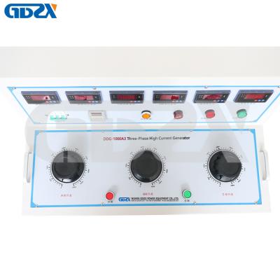 China DDG-1000A3 Three Phase High Current Generator 1000A AC 380V for Electrical Equipment Test for sale