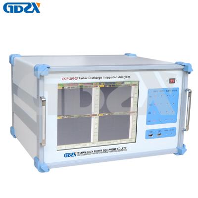 China ZXJF-2010S Partial Discharge Analyzer 4 Channel 0.1pC Sensitivity for Transformer Online Monitoring for sale