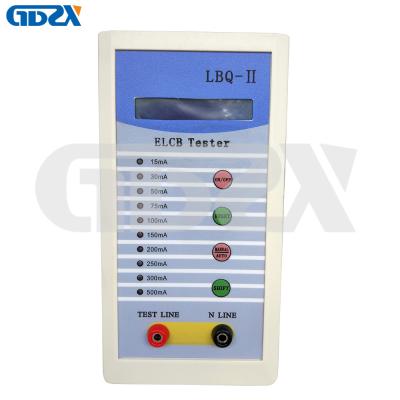 China LBQ-II Hand Held RCD Tester AC220V 380V for Leakage Protection Switch 30-500mA for sale