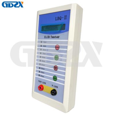 China LBQ-II Hand Held RCD Tester AC220V 380V Leakage Protection Switch Tester 30-500mA for sale