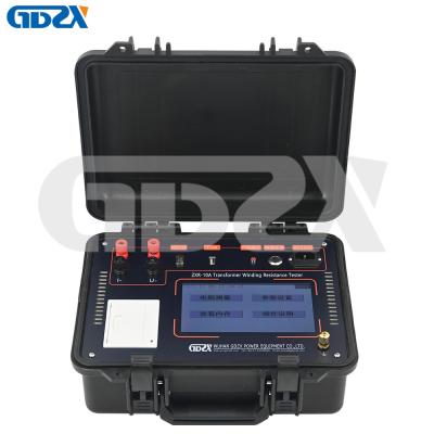 China ZXR-10A 200mA Transformer Winding Resistance Tester AC220V 10A Output 0-20kΩ Range for sale
