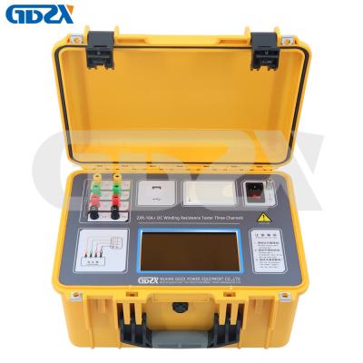 China ZXR-10A+ Three Phase Transformer DC Winding Resistance Tester Three Channels for sale