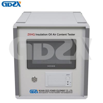 China ZXHQ Insulating Oil Air Content Tester with 0.2% Sensitivity and 7-Minute Test Time for High-Voltage Equipment for sale
