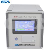 China ZXHQ Insulating Oil Air Content Tester with 0.2% Sensitivity and 7-Minute Test Time for High-Voltage Equipment for sale