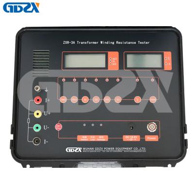 China ZXR-3A Transformer Winding Resistance Tester 3A Output 1μΩ-2kΩ Range Portable Field Testing Equipment for sale