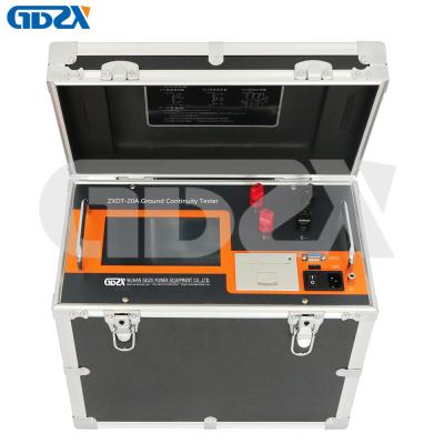 China ZXDT-20A Ground Continuity Down Lead Conduction Tester 20A Anti Interference 100μΩ Resolution for sale