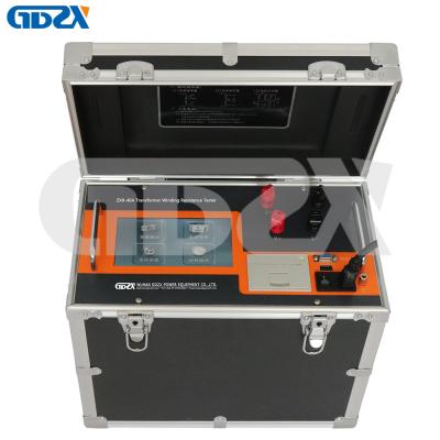 China ZXR-40A Automatic Transformer Winding Resistance Tester 40A DC with 0.2% Accuracy and LCD Display for sale