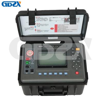 China ZX2677E Portable 10KV Digital Insulation Resistance Tester 2000GΩ LCD Display Shockproof for sale
