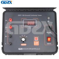 China ZXDT-10A Ground Continuity Tester 10A Output 1-2000mOhm Range for Earthing Device Testing for sale