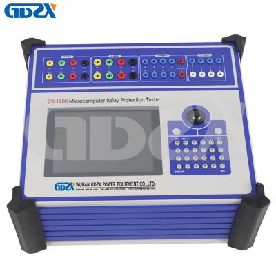China ZX-1200 Six Phase Relay Protection Tester 6-Phase 30A AC Output Universal Auto Testing Machine for sale