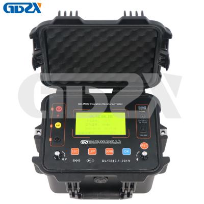 China GM-2500 Microcomputer Controlled High Voltage Digital Megohm Meter 250V-2.5kV 5TΩ for sale