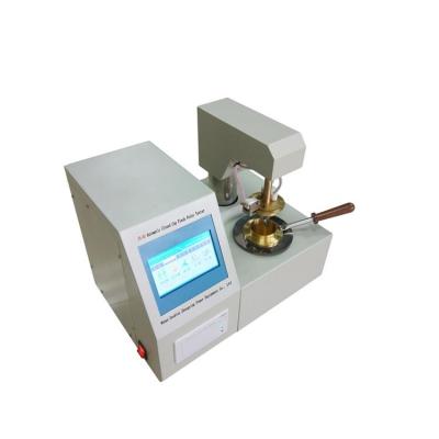 China Automatic Transformer Oil Flash Point Tester 40-300℃ Range with Color LCD Touch Screen and Thermal Printer for sale