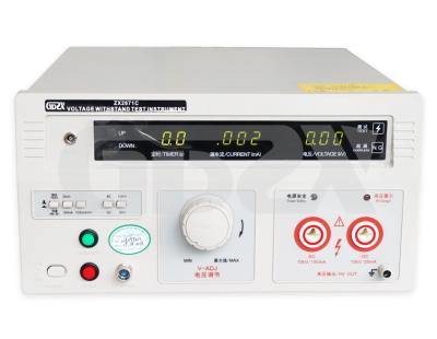 China ZX267X Series 5kV-20kV Portable AC Hipot Tester with 20mA-200mA Current Range for High Voltage Withstand Testing for sale