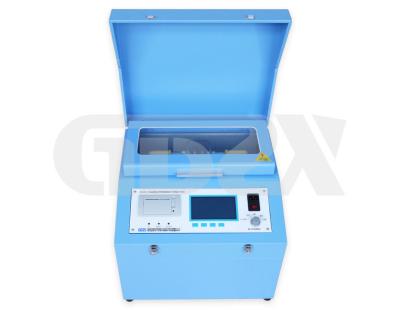 China Anti Jamming Full Digital Insulation Oil Breakdown Voltage Tester 100 kV 1.5 kVA for sale